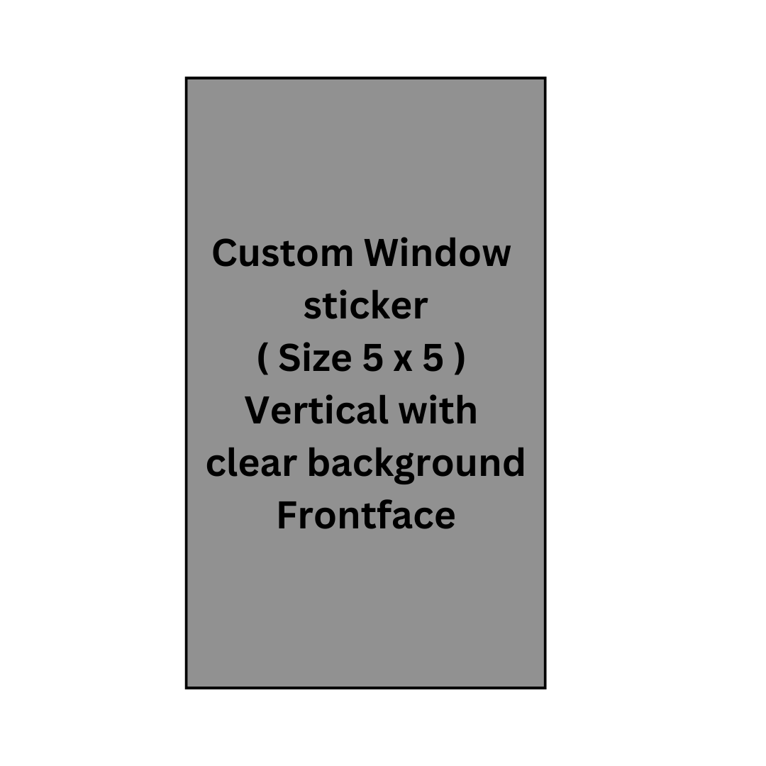 Window Sticker Design 01 - Serve Print