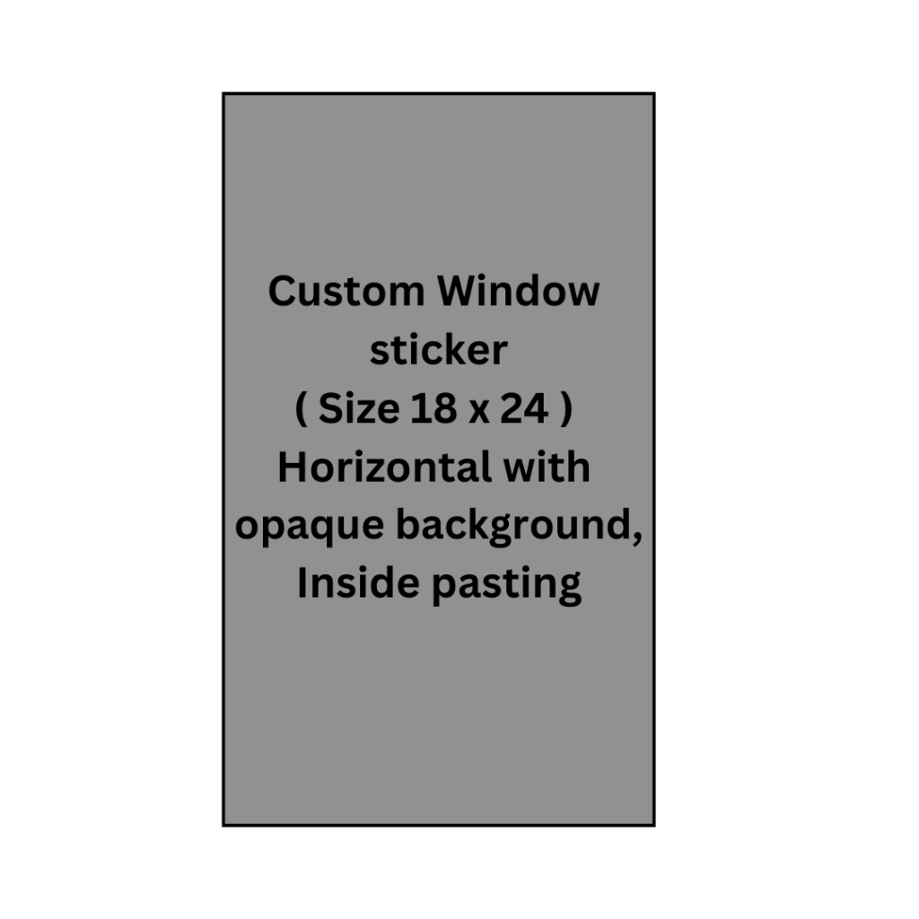 Window sticker Design 09 - Serve Print