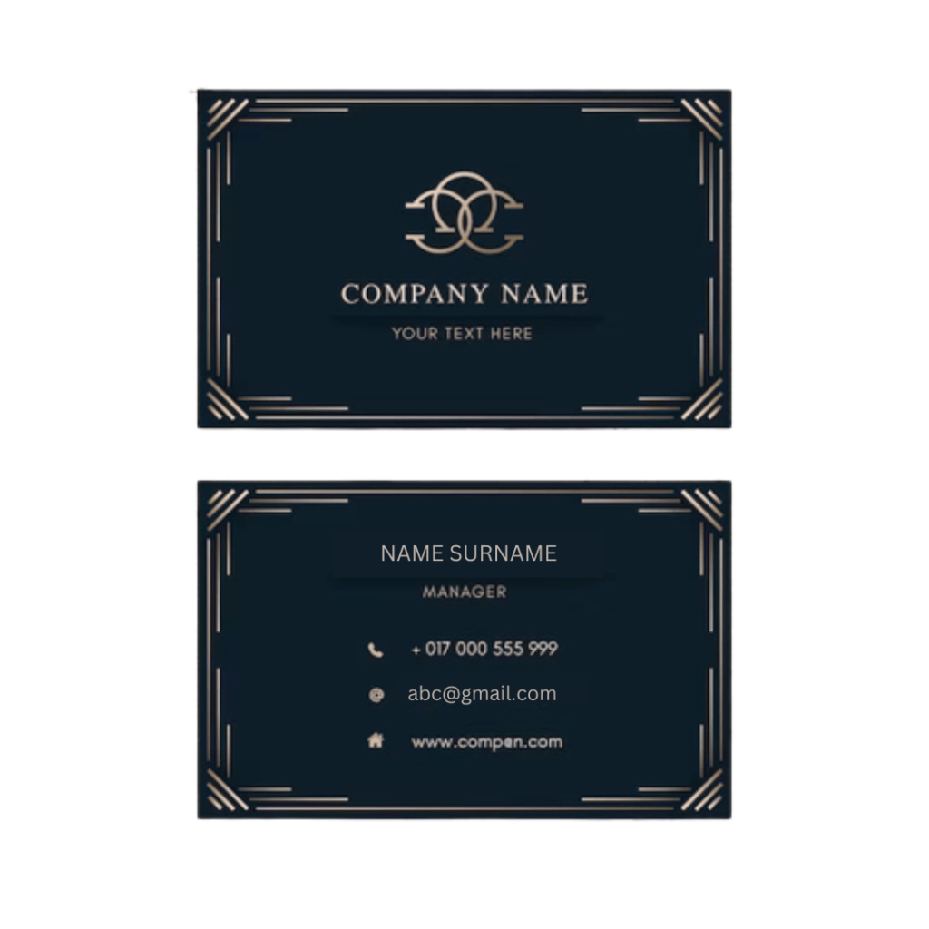 Classic Visiting Card - Serve Print