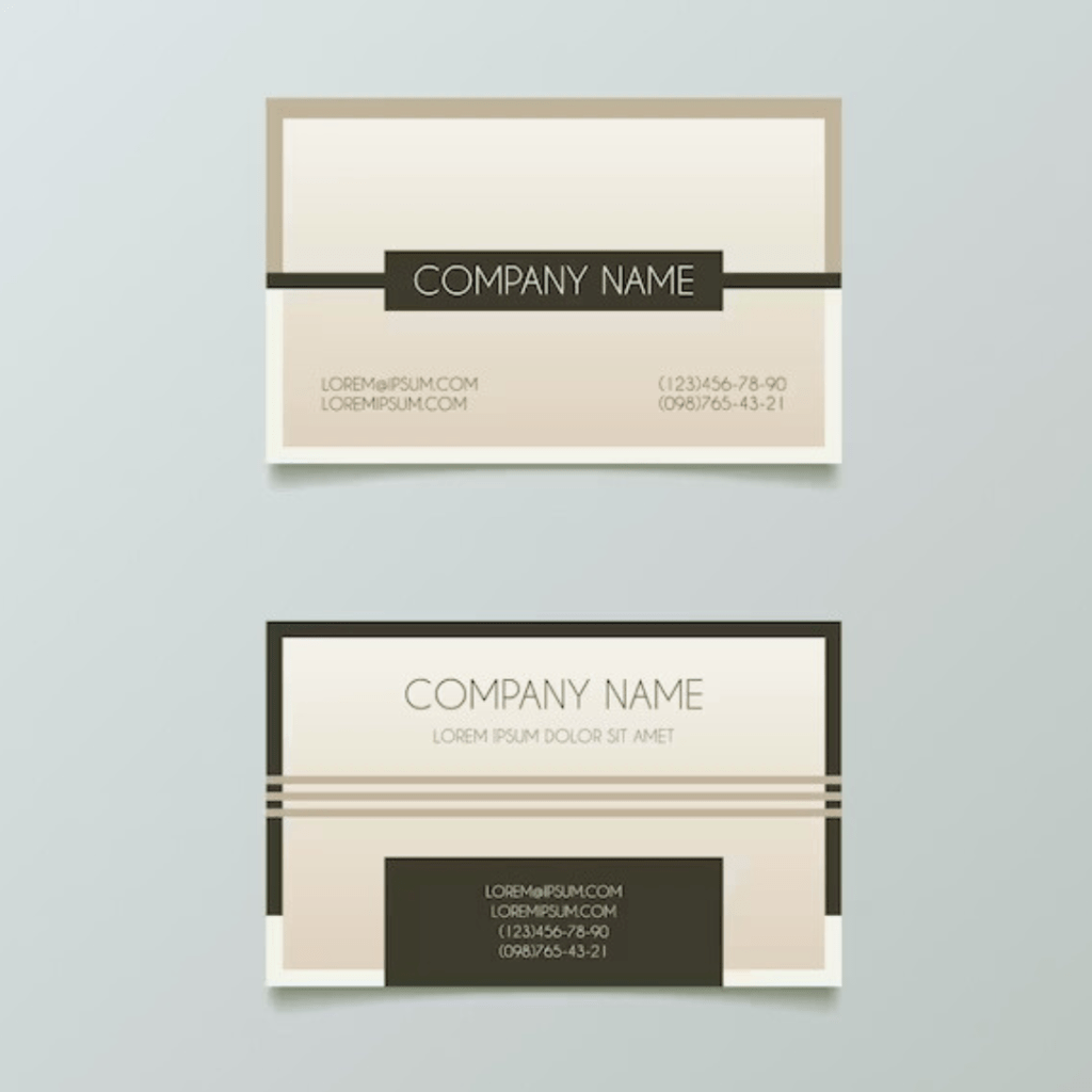 Classic Visiting Card - Serve Print