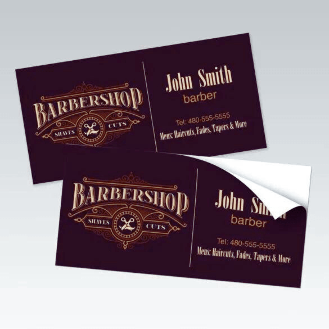 "Custom Visiting Card Stickers – Design Yours Today!"
