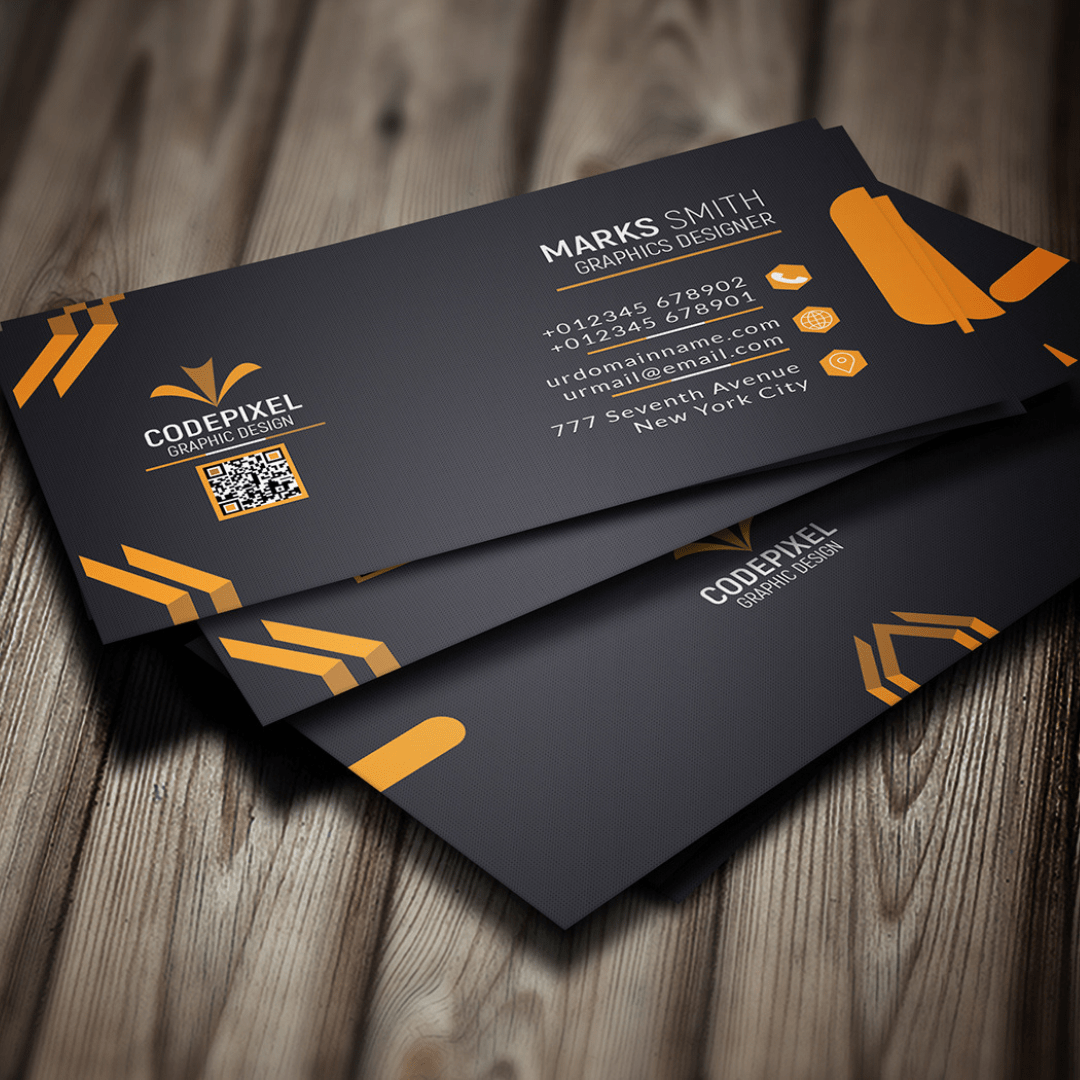 Standard Visiting Card Design 7 – Serve Print