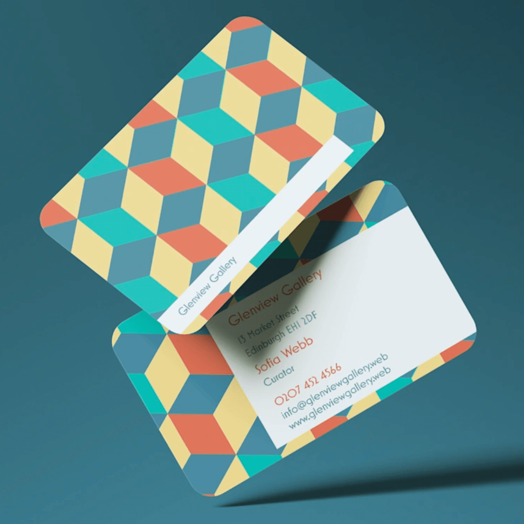 "Buy Custom Round Corner Visiting Cards Online"