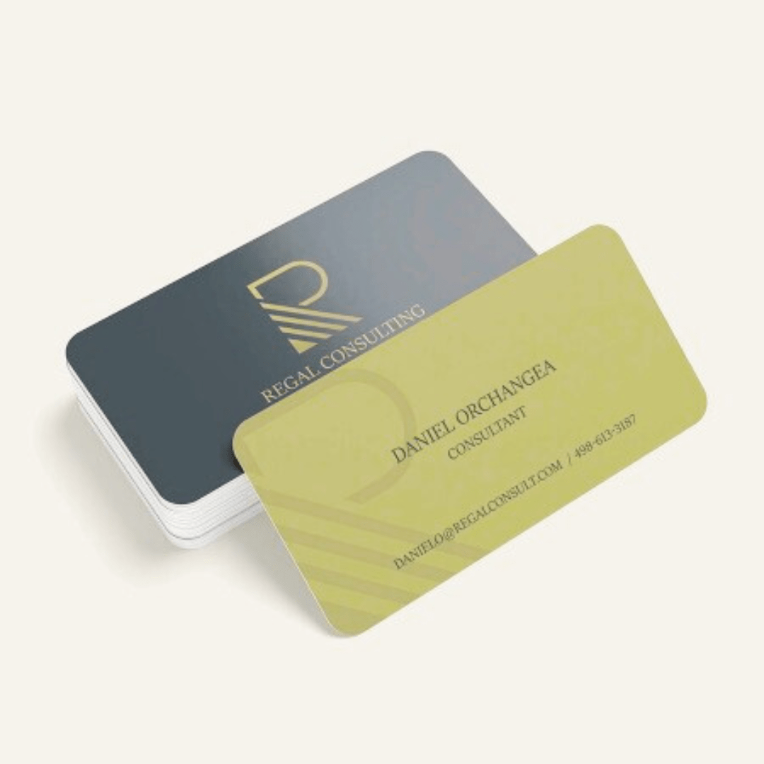 "Buy Custom Round Corner Visiting Cards Online"