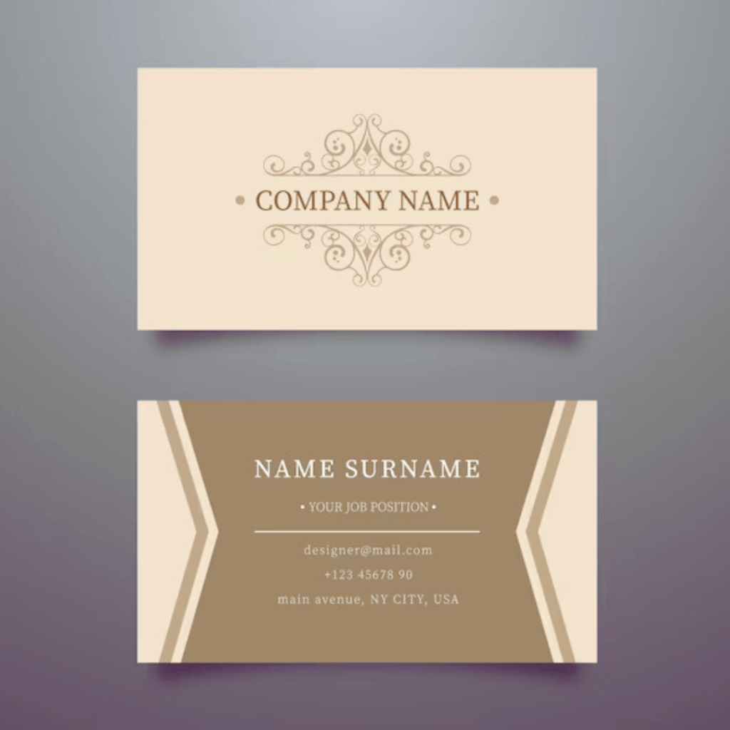 Classic Visiting Card – Serve Print