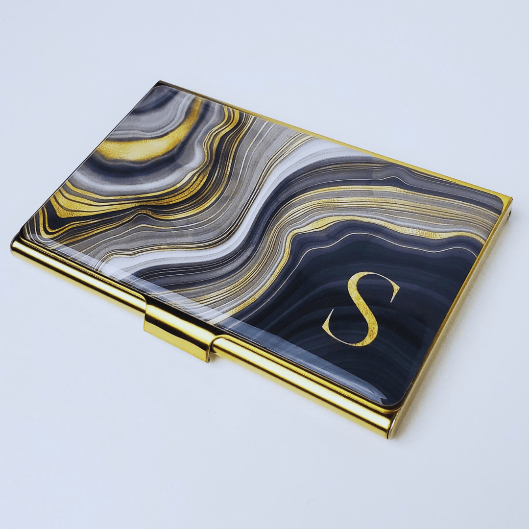 Metal Visiting Card Holder Design 14 – Serve Print