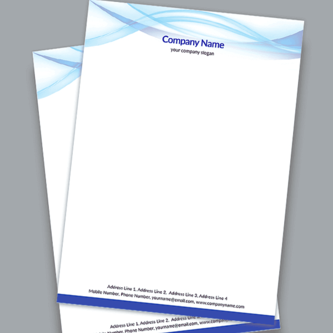 "Professional Custom Letterhead Design | Personalized Stationery"