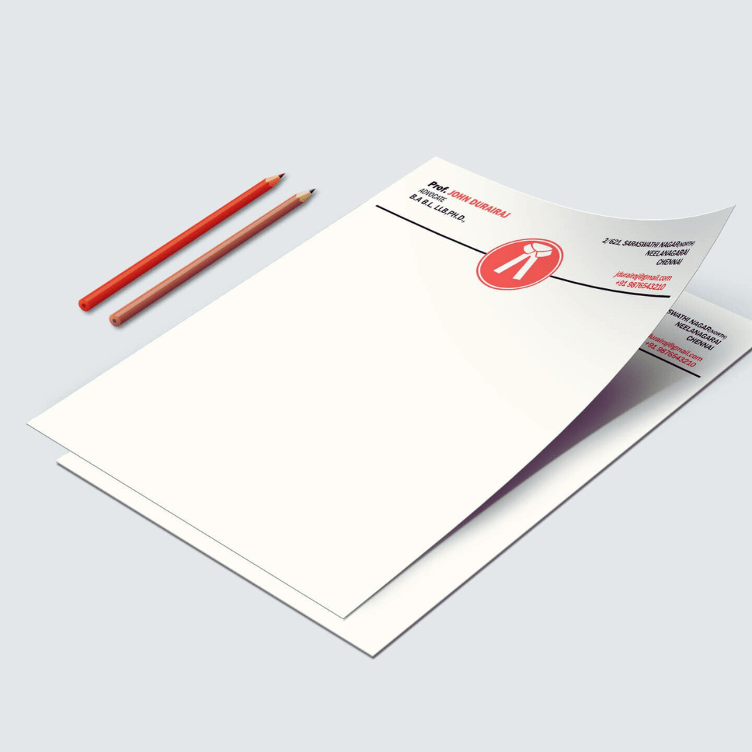 "Professional Custom Letterhead Design | Personalized Stationery"