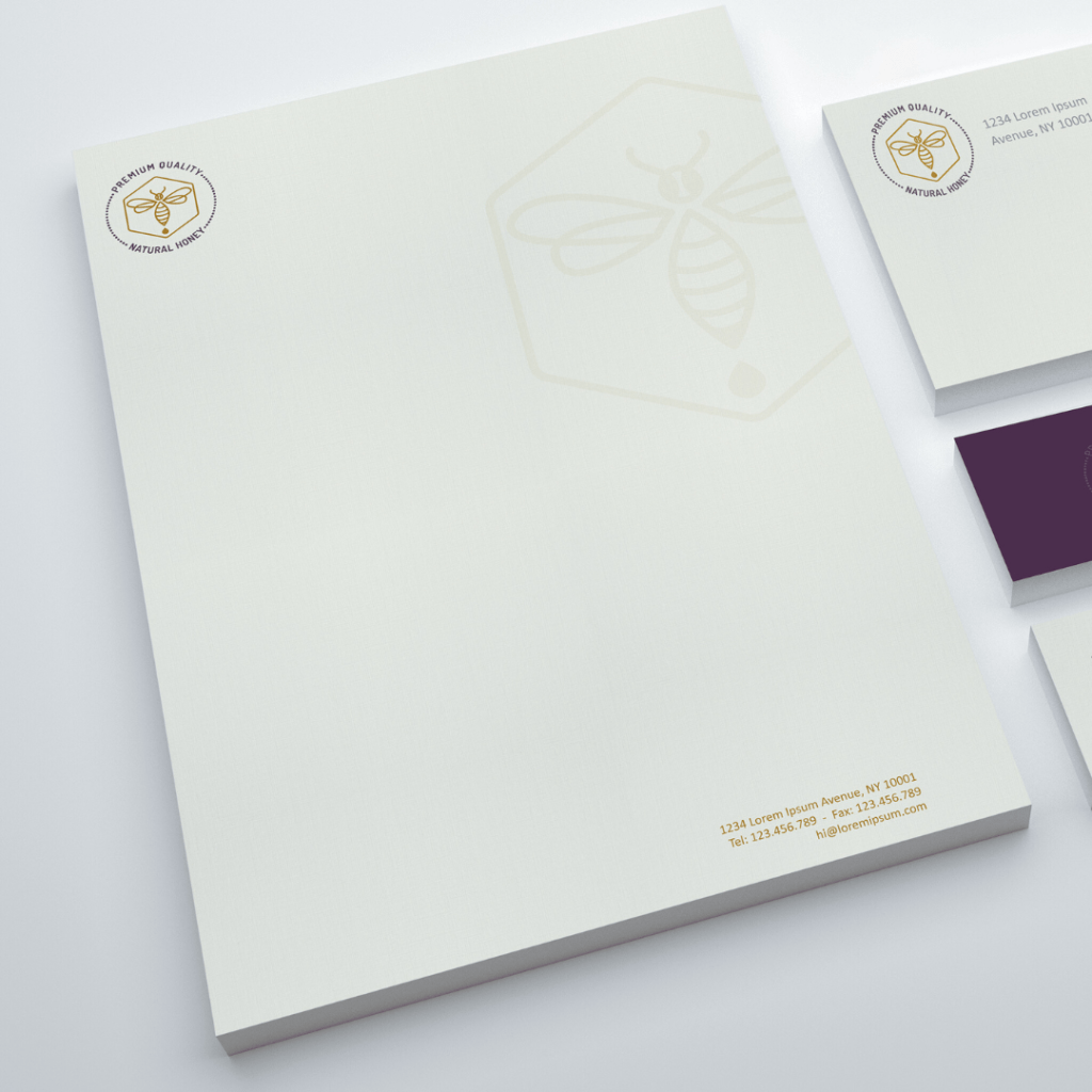 "Professional Custom Letterhead Design | Personalized Stationery"