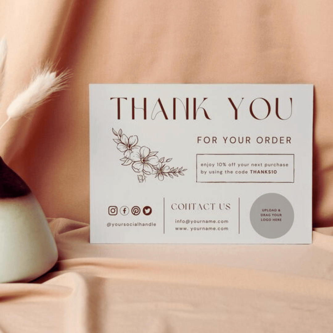 "Elegant Thank You Cards - Express Your Gratitude with Style"