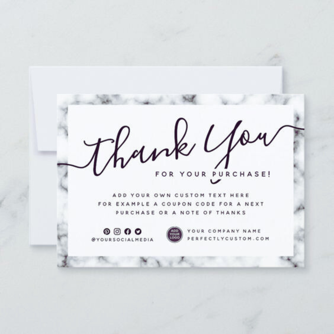 "Elegant Thank You Cards - Express Your Gratitude with Style"