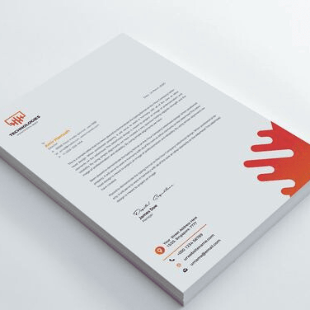 "High-Quality Bulk Letterheads - Professional & Custom Designs"