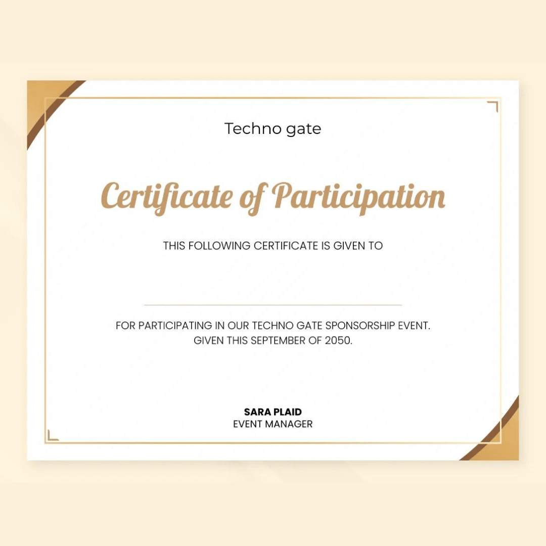 Custom Certificate – Serve Print