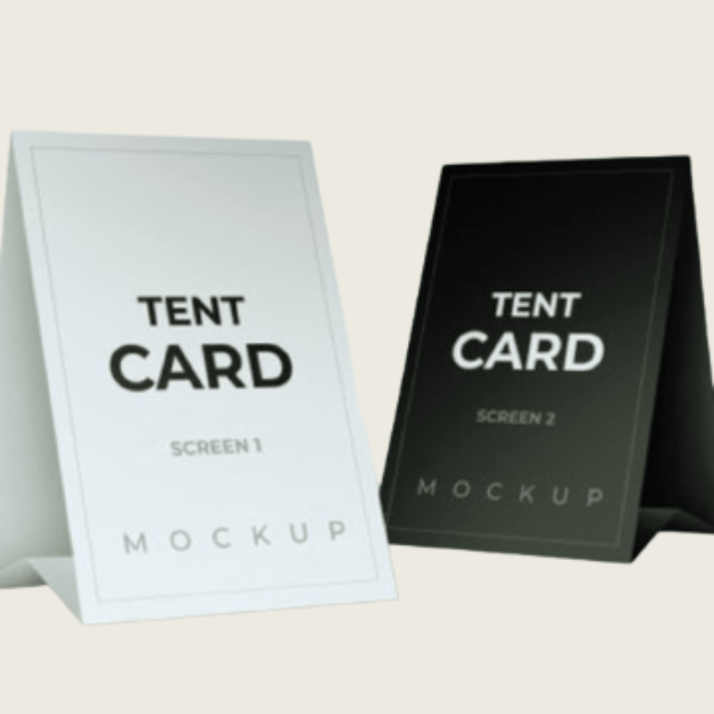 "Custom Tent Cards – Personalize Your Tent Cards Today!"