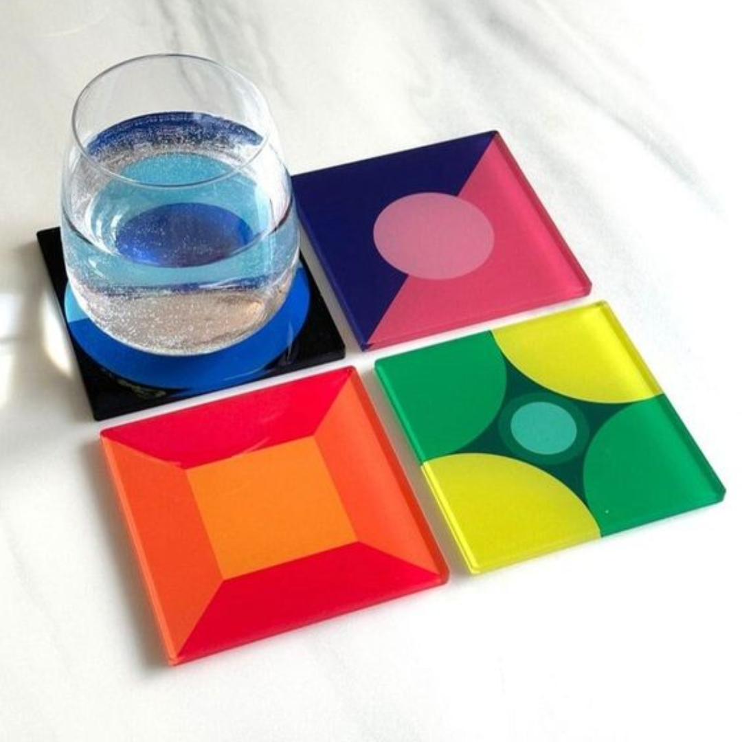 "Custom Acrylic Coasters – Personalize Your Coasters Today!"